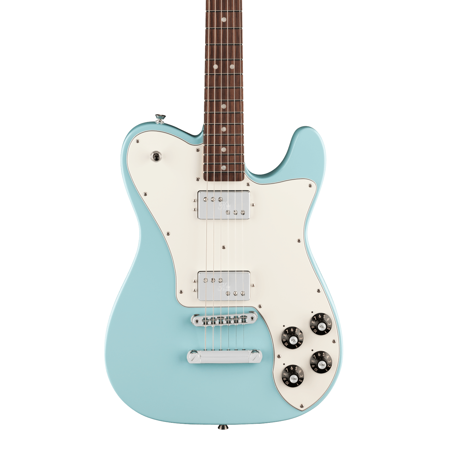 Fender Kingfish Delta Day Telecaster Deluxe Rosewood Daphne Blue w/cas ...