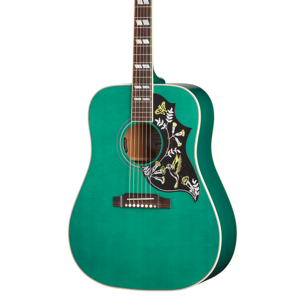 Gibson Hummingbird Standard Translucent Teal w/case – Tone Shop Guitars