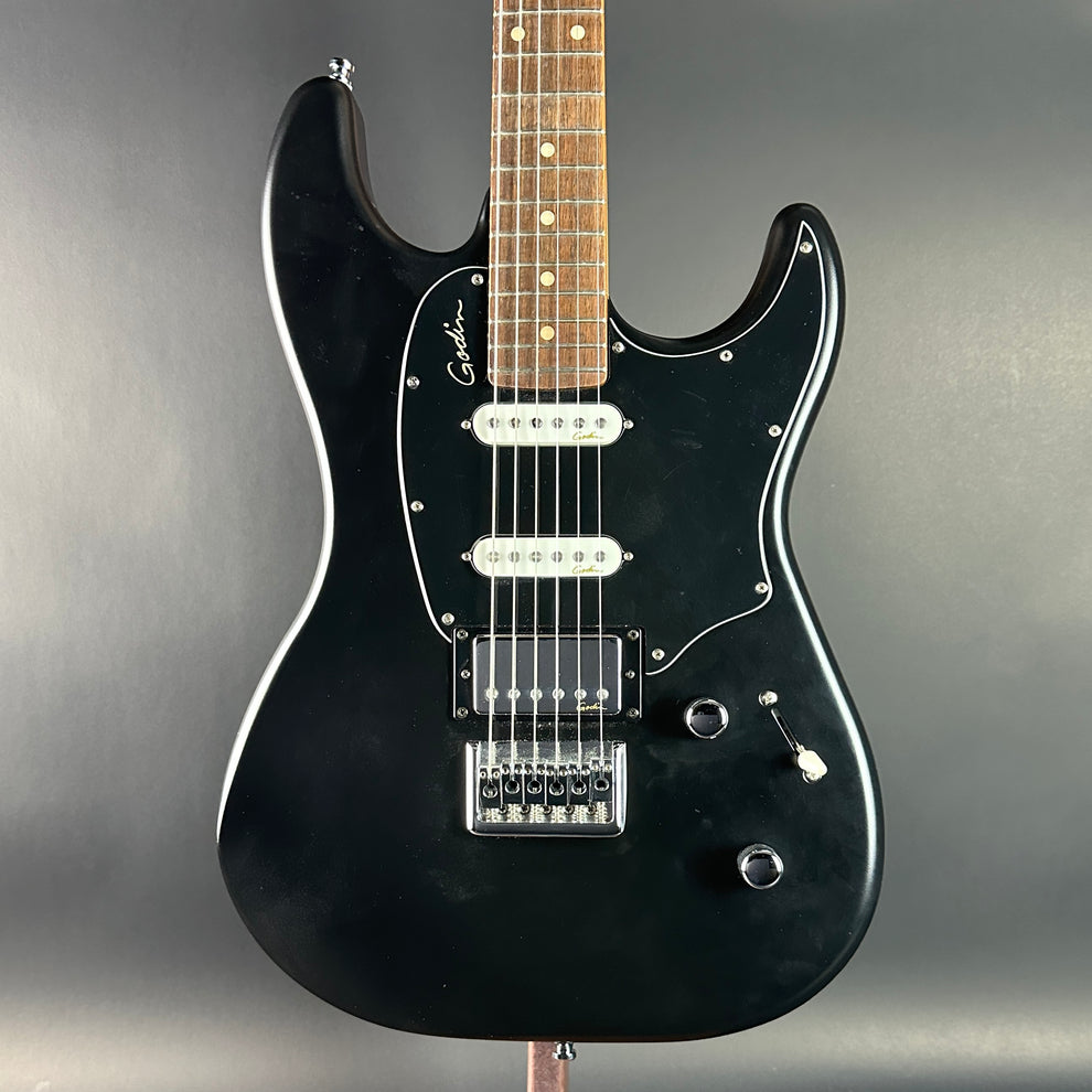 Used Godin Session HT Matte Black w/bag TSU21162 – Tone Shop Guitars