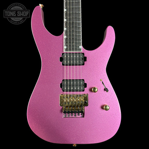 ESP USA M-II NTB Floyd Rose Gold Hardware Disco Pink Sparkle SD2 w/cas ...