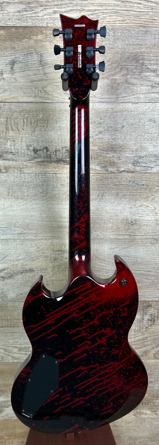 ESP USA Viper Black Blood Splatter w/case – Tone Shop Guitars