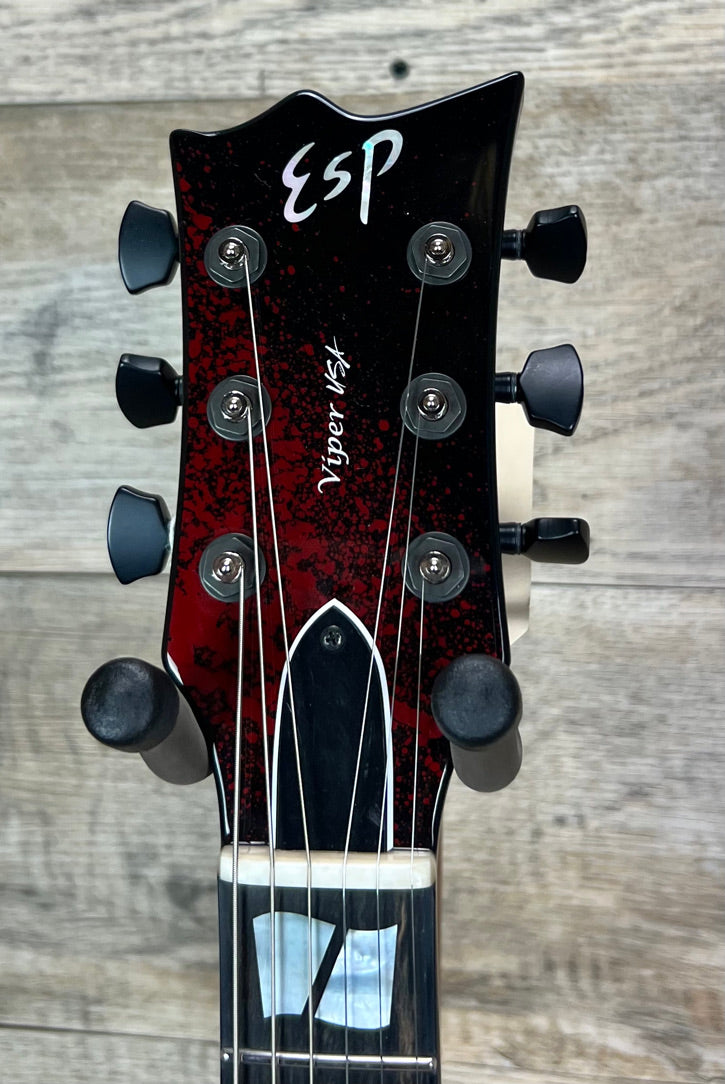 ESP USA Viper Black Blood Splatter w/case – Tone Shop Guitars