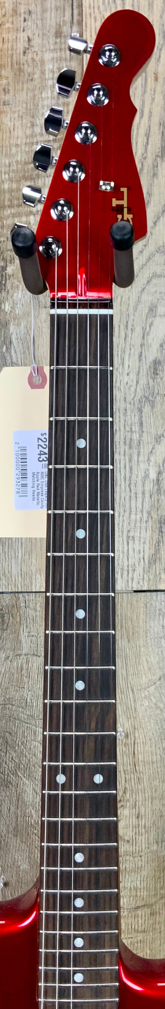 Open Box G&L USA Legacy HH RMC Empress Candy Apple Red Metallic Matchi