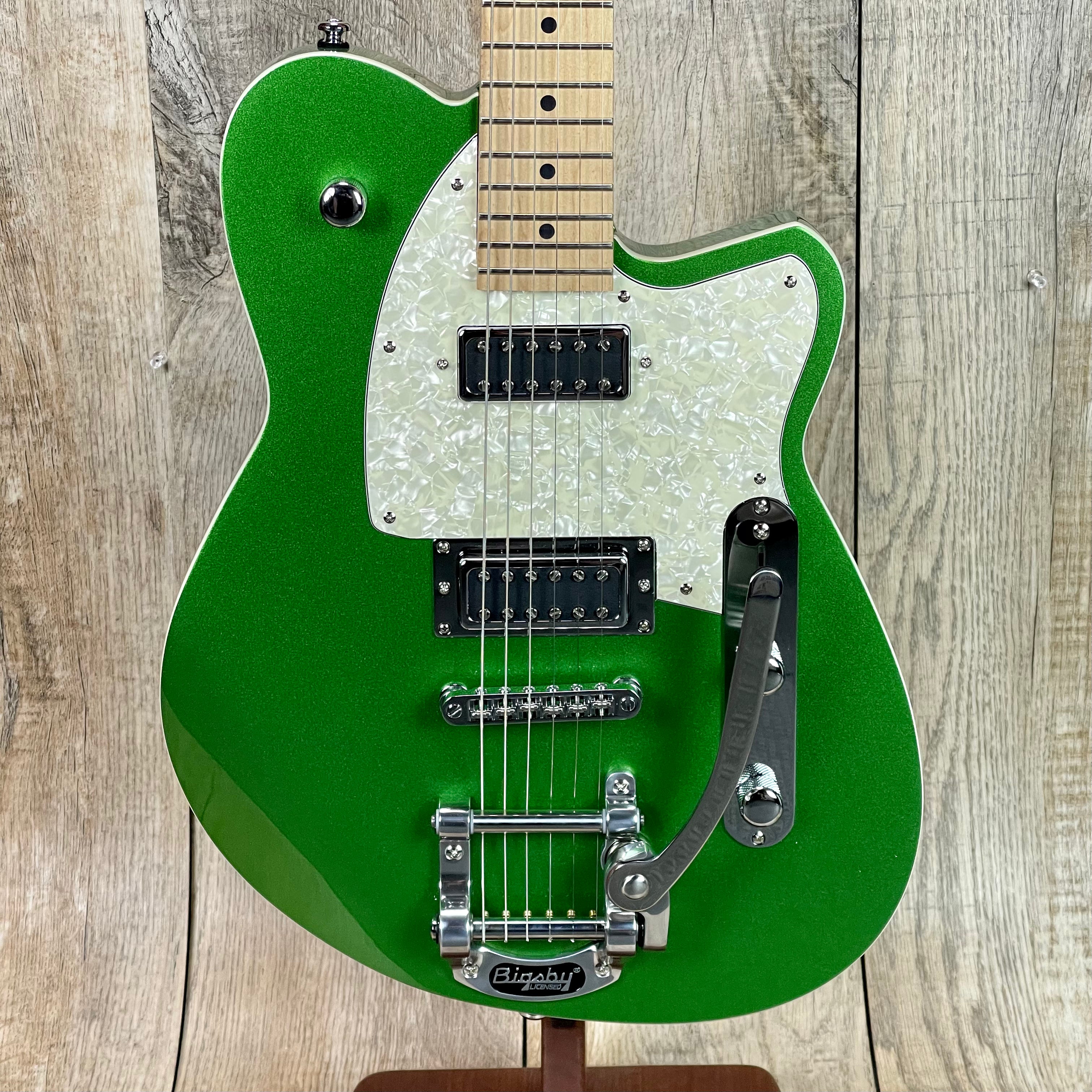 Reverend Flatroc Metallic Emerald w/Bigsby – Tone Shop Guitars