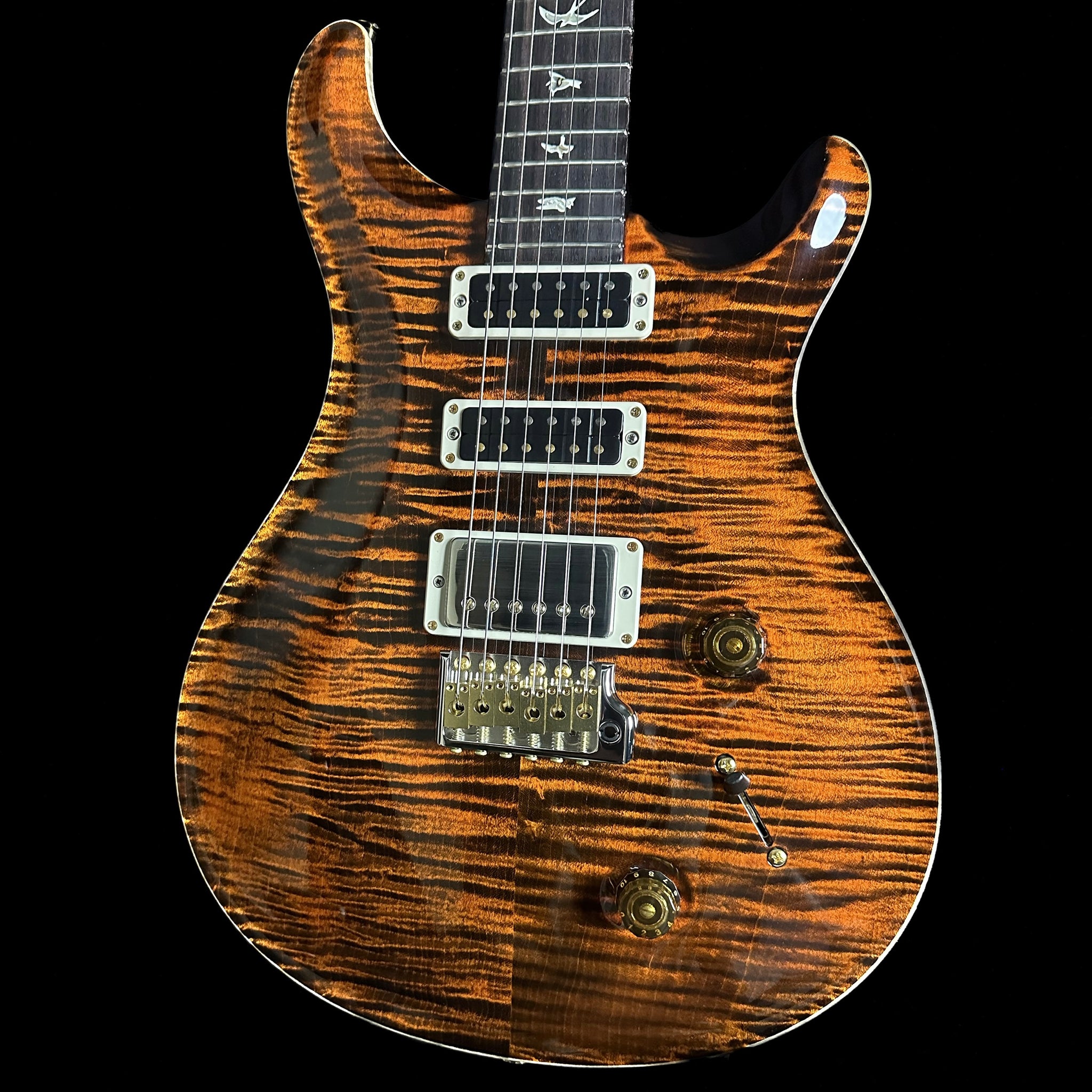 PRS Studio 22 Orange Tiger 10 Top Pattern Neck w/case – Tone Shop Guitars