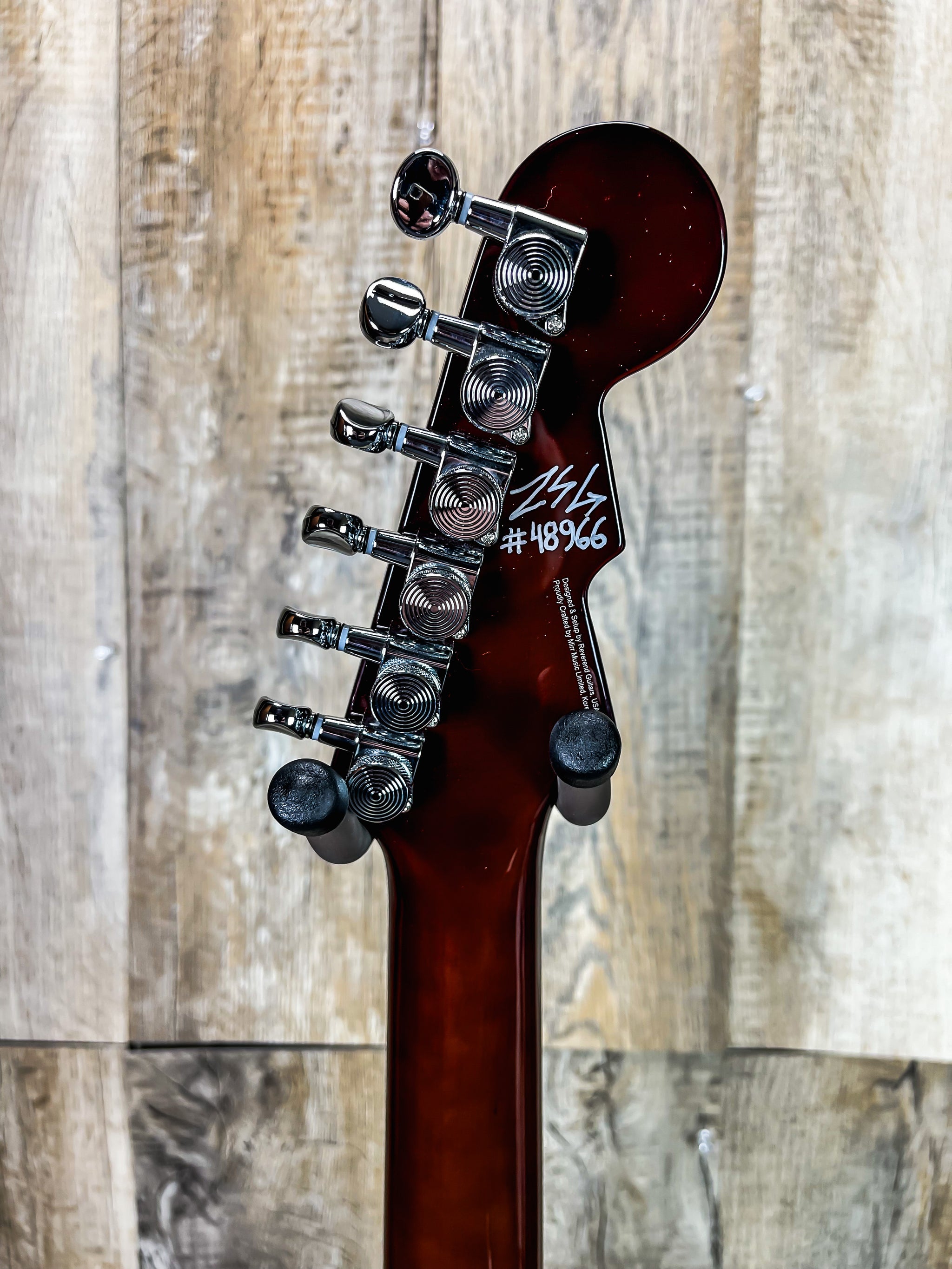 Reverend Bayonet Custom RA Blue Sparkle Tone Shop Exclusive – Tone Shop ...